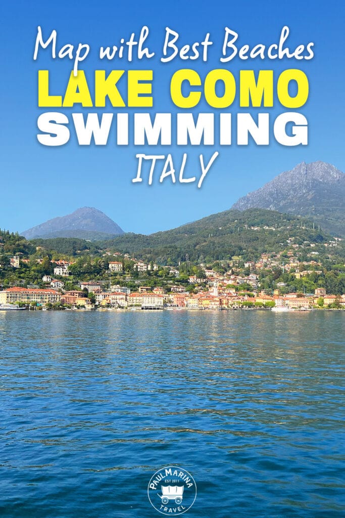 Swimming In Lake Como + Map With Best Beaches