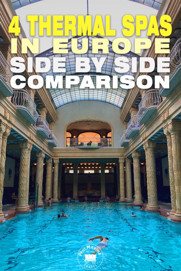 4 Famous Thermal Spas With Saunas In Europe: Side By Side Comparison