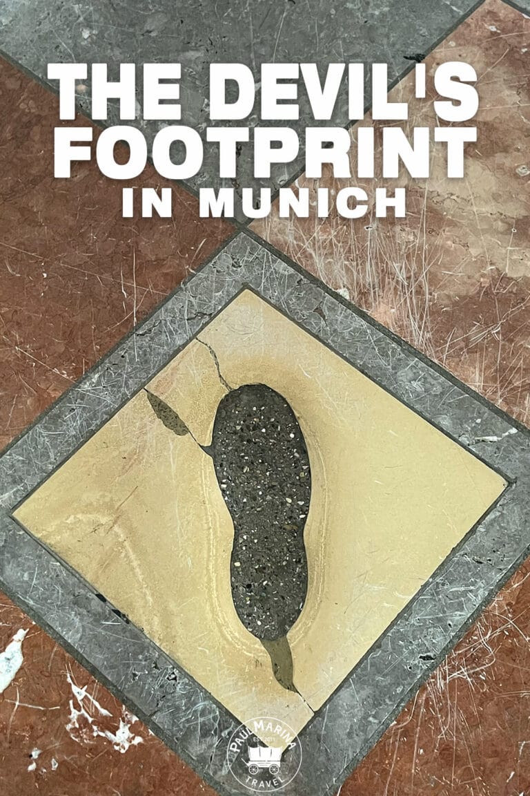 The Devil's Footprint In Munich